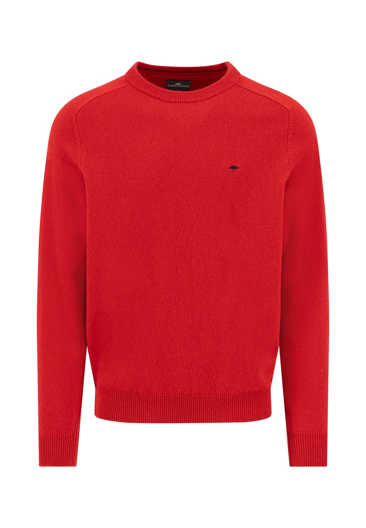 Strickpullover mit Rundhalsausschnitt – FYNCH-HATTON | Offizieller ...