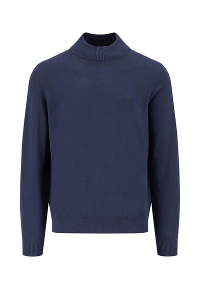 Fine-knit sweater with a crew neck in a casual fit – FYNCH-HATTON ...