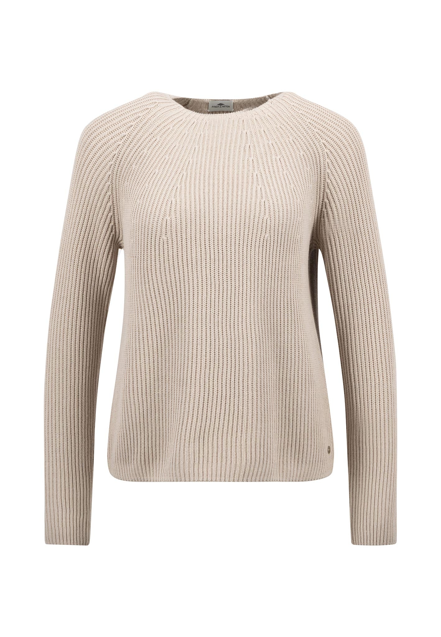 Strickpullover aus Baumwolle mit Rundhalsausschnitt – FYNCH-HATTON ...