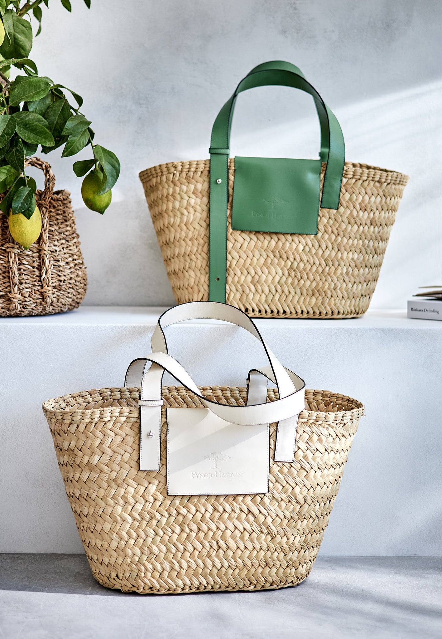 MAJIRA basket bag made of natural straw – FYNCH-HATTON | Offizieller ...